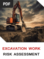 Excavation Inspection HSE Checklist | PDF | Safety