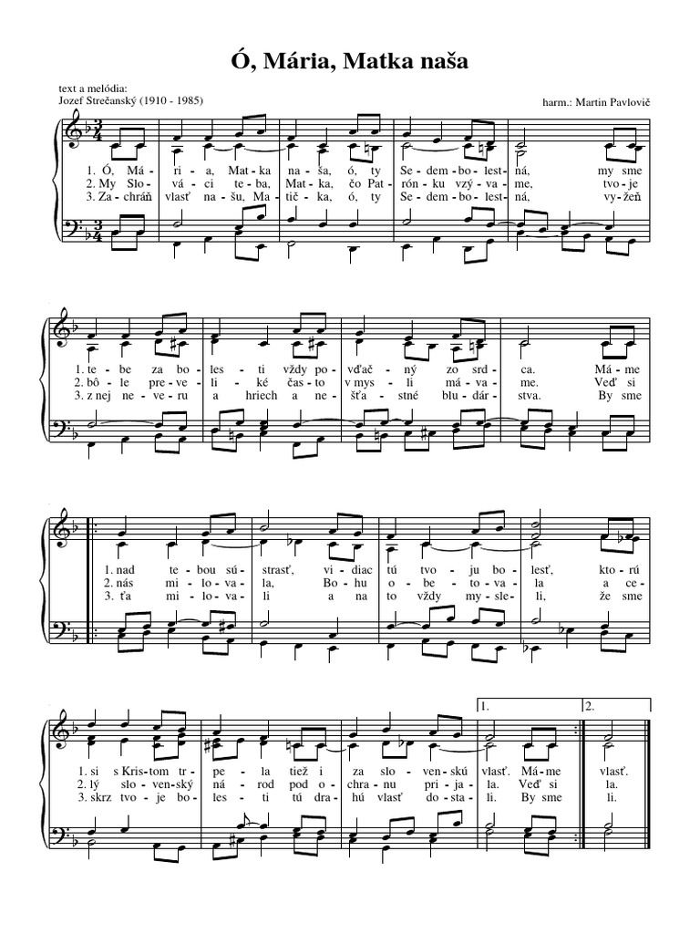 O Maria Matka Nasa | PDF