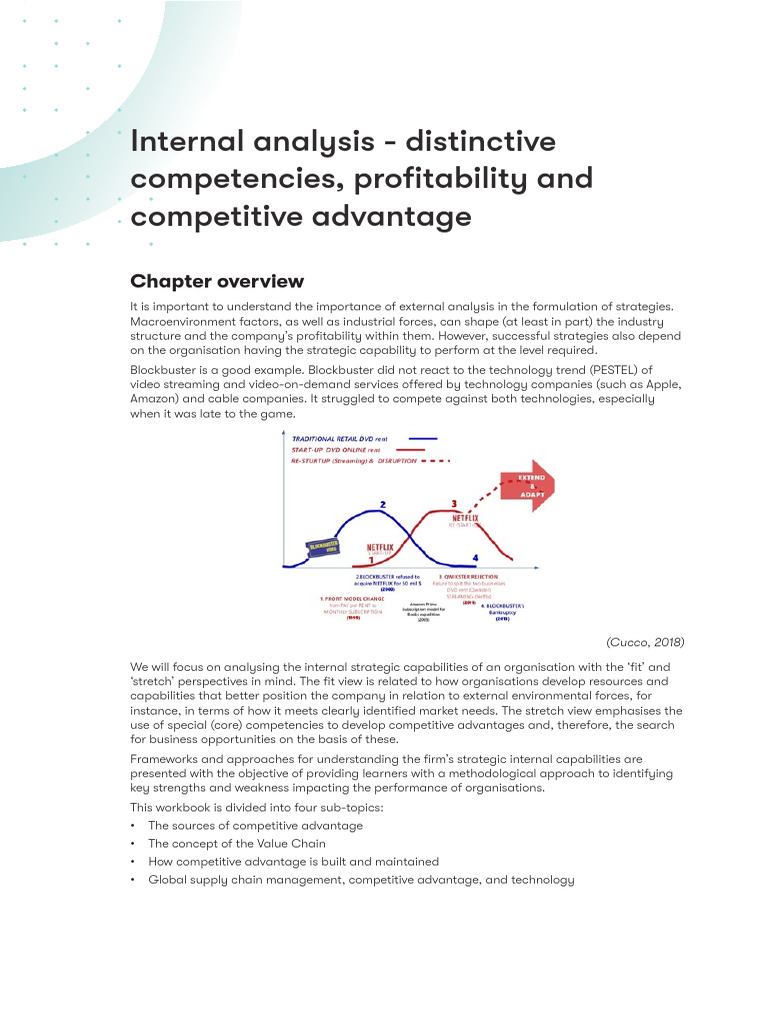 Internal Analysis for Competitive Advantage | PDF | Competitive ...