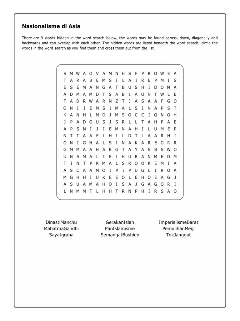 Wordsearch | PDF