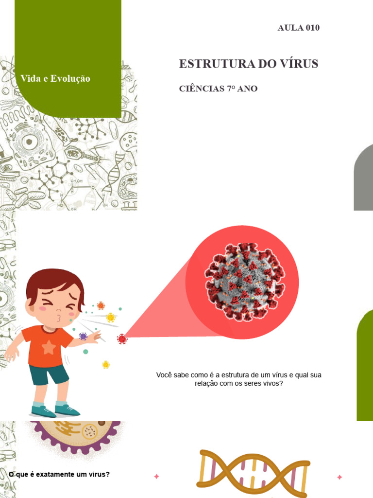 Aula 010 - Os Virus | PDF | Vírus | Célula (Biologia)