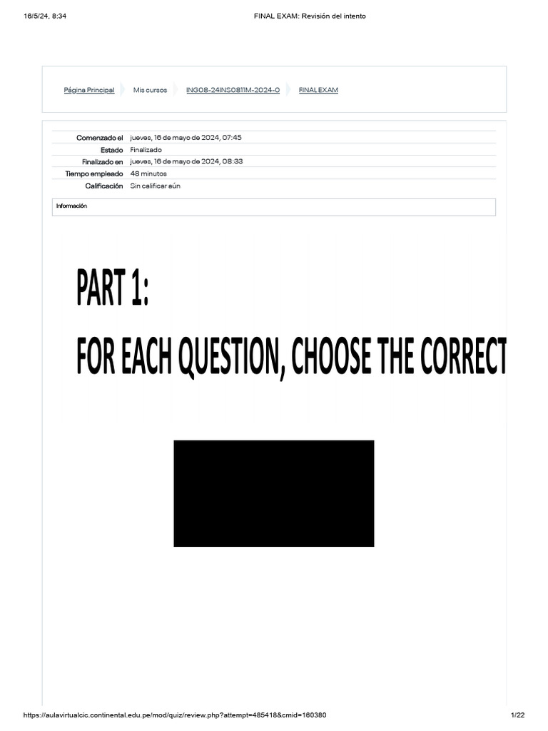 Revisión Examen Final ING08-2024 | PDF