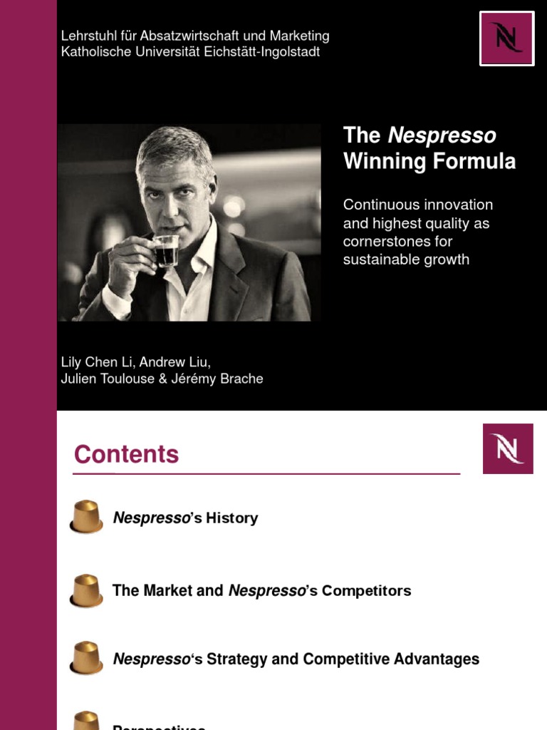 Nespresso PPT 17.1.11 Version | PDF | Brand | Strategic Management