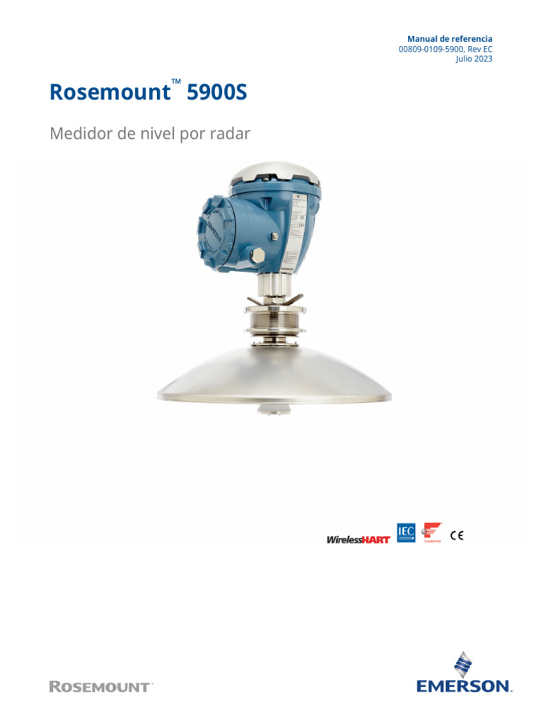 Manual de Referencia Rosemount 5900s Es 10011546 | PDF | Madera | Radio
