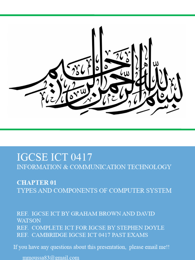 CH 01 Types and Components of Computers | PDF | Graphical User Interfaces | Personal Digital ...