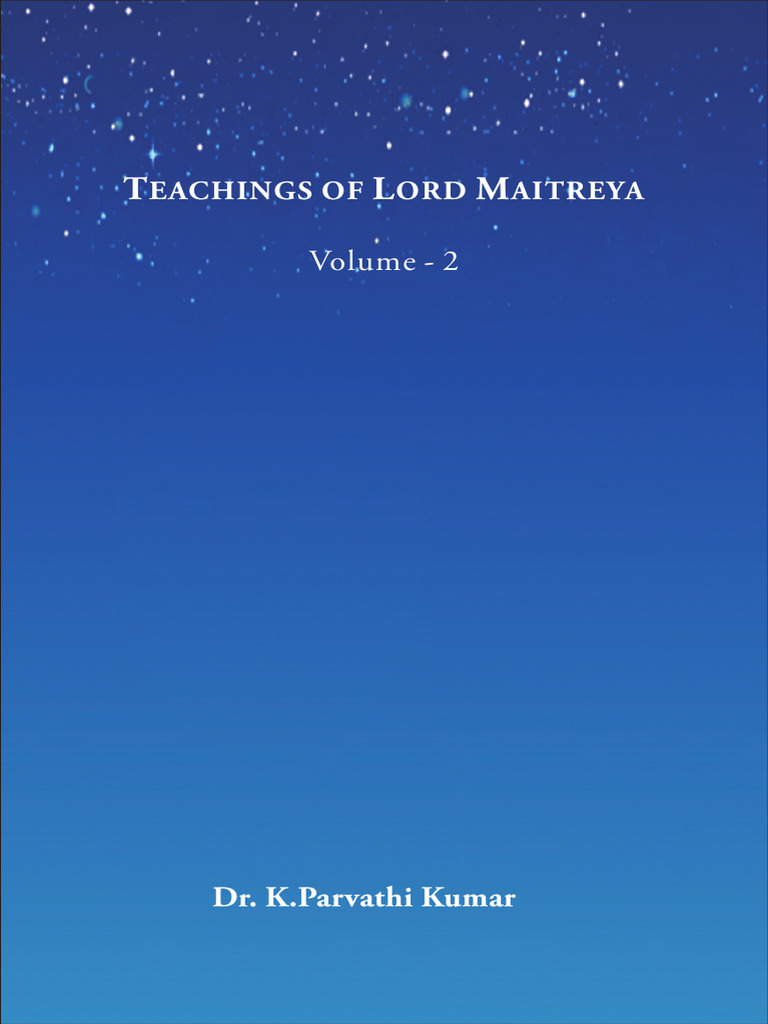 Teachings of Lord Maitreya 2 | PDF | Yoga | Intelligence