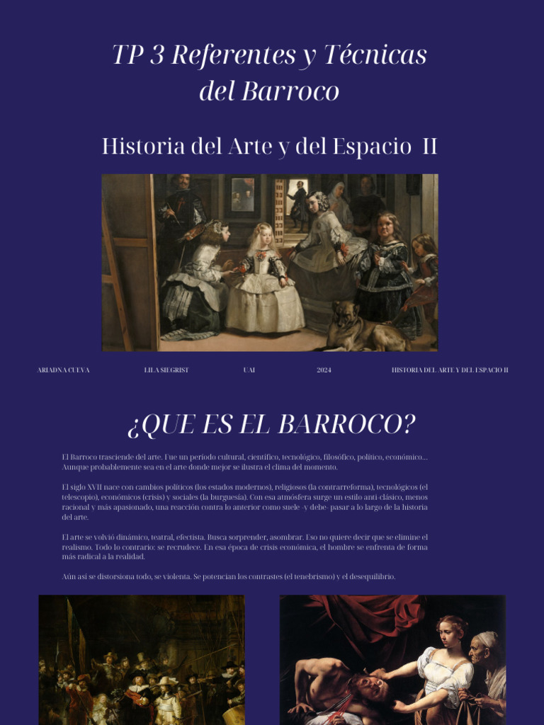 Arte Barroco | PDF | Rembrandt | Pintura de retrato