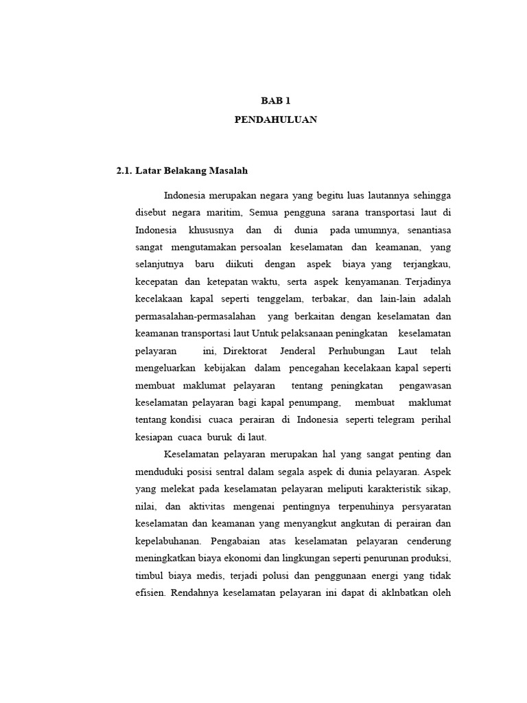 BAB 1 Dan BAB 2 Rev | PDF