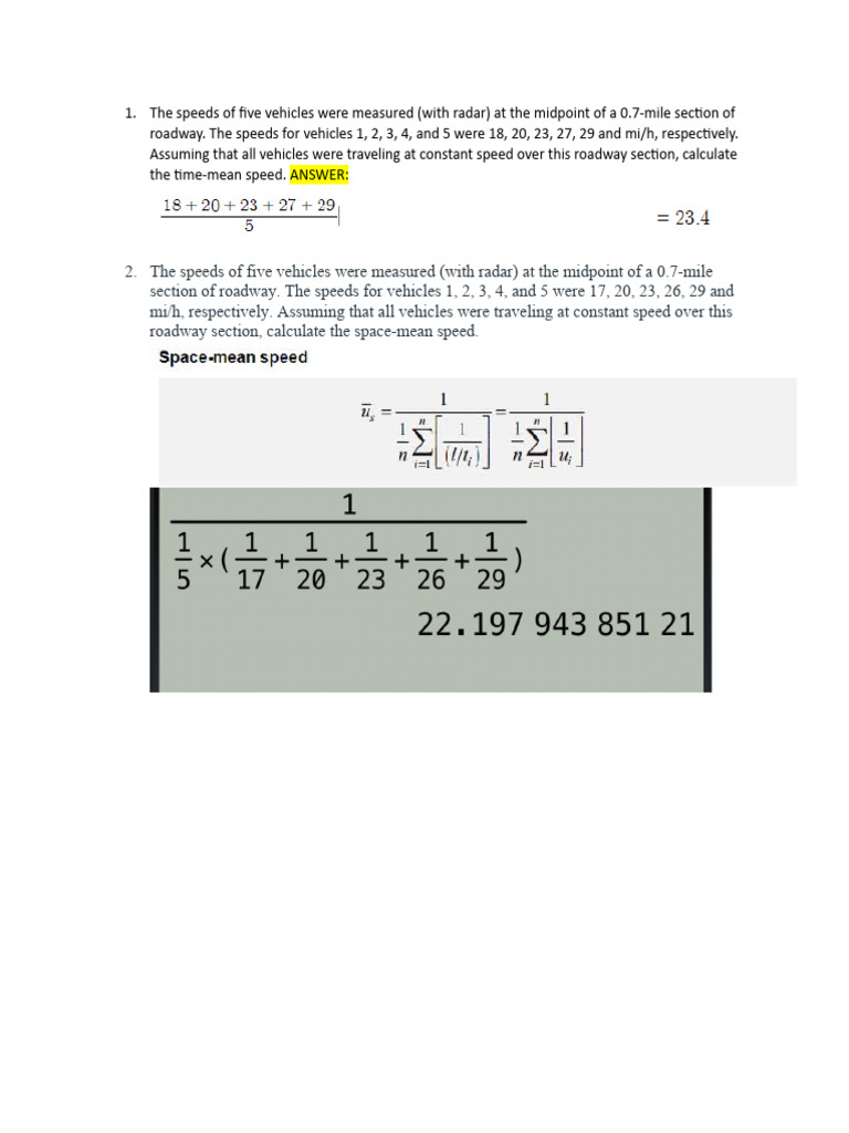 Highway Quiz 6 | PDF | Science & Mathematics