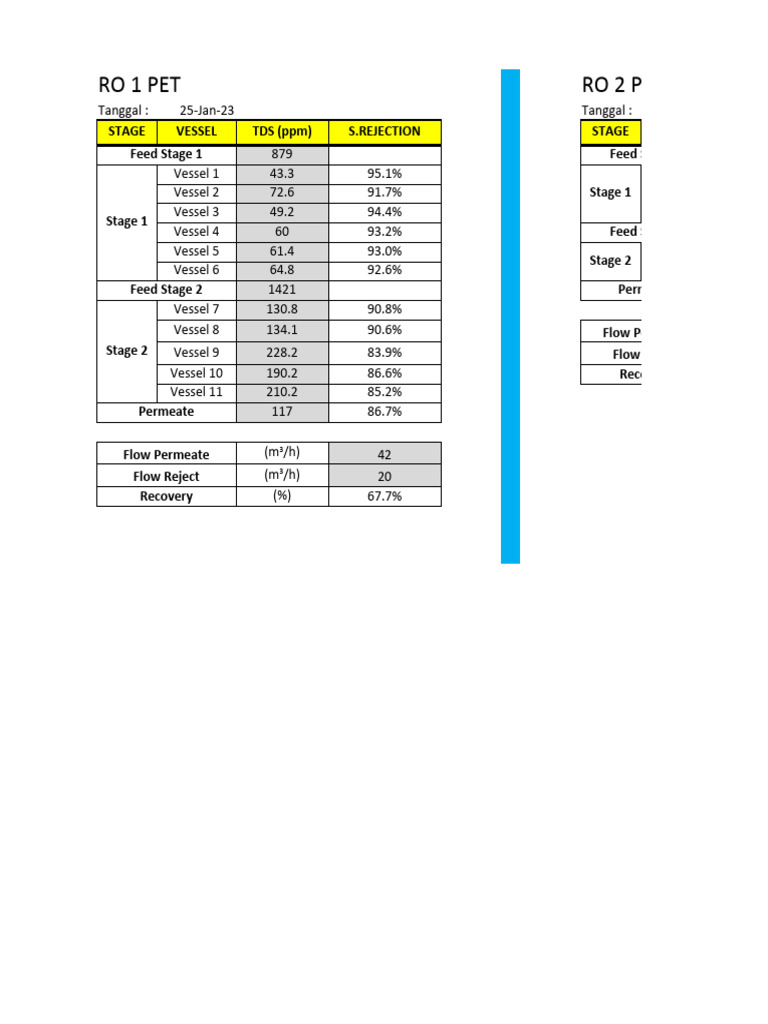 1 Pet Ro 2 Pet | PDF | Membrane Technology | Chemical Processes