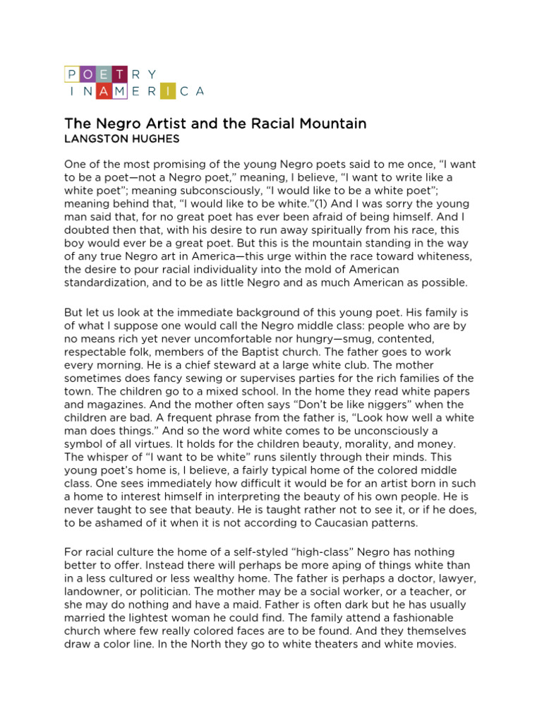 Unit 6 Reading Packet Final No Footnotes | PDF | Harlem Renaissance