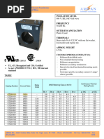 CT101 Current Transformers Catalog | PDF | Electronics | Equipment