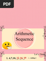 Math10 - q1 - Mod2 Arithmetic Sequence v2.2 | PDF | Numbers | Mathematics
