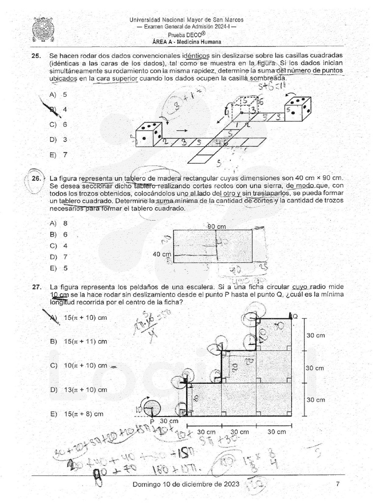 ADMISION SAN MARCOS MEDICINA HUMANA 2024 - I - Page-0009 | PDF