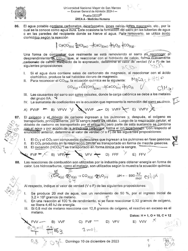 ADMISION SAN MARCOS MEDICINA HUMANA 2024 - I - Page-0025 | PDF