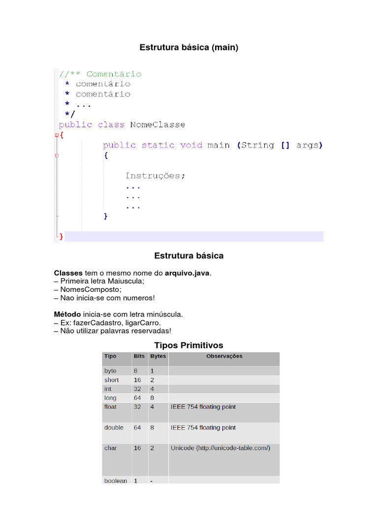Apostila De Java Pdf Classe Programação De Computadores Java Linguagem De Programação