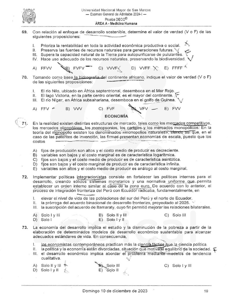 Admision San Marcos Medicina Humana 2024 - I - Page-0021 | PDF