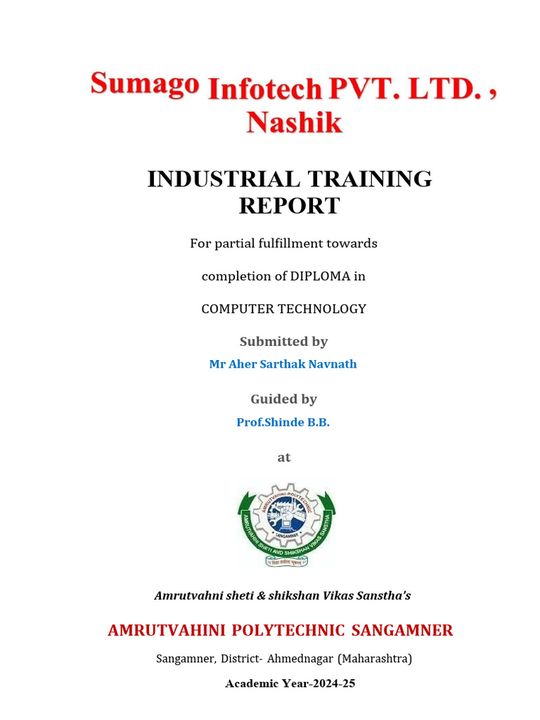 ITR Final Report | PDF | Html Element | Html