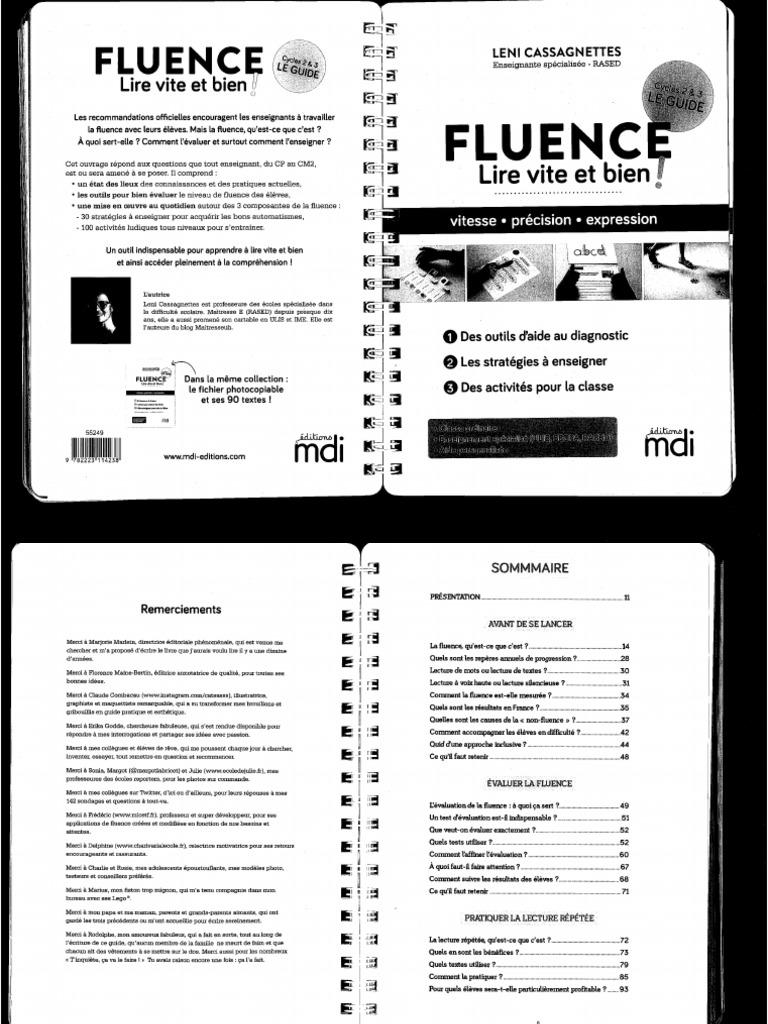 Guide Maitre Fluence Lire Vite Et Bien | PDF