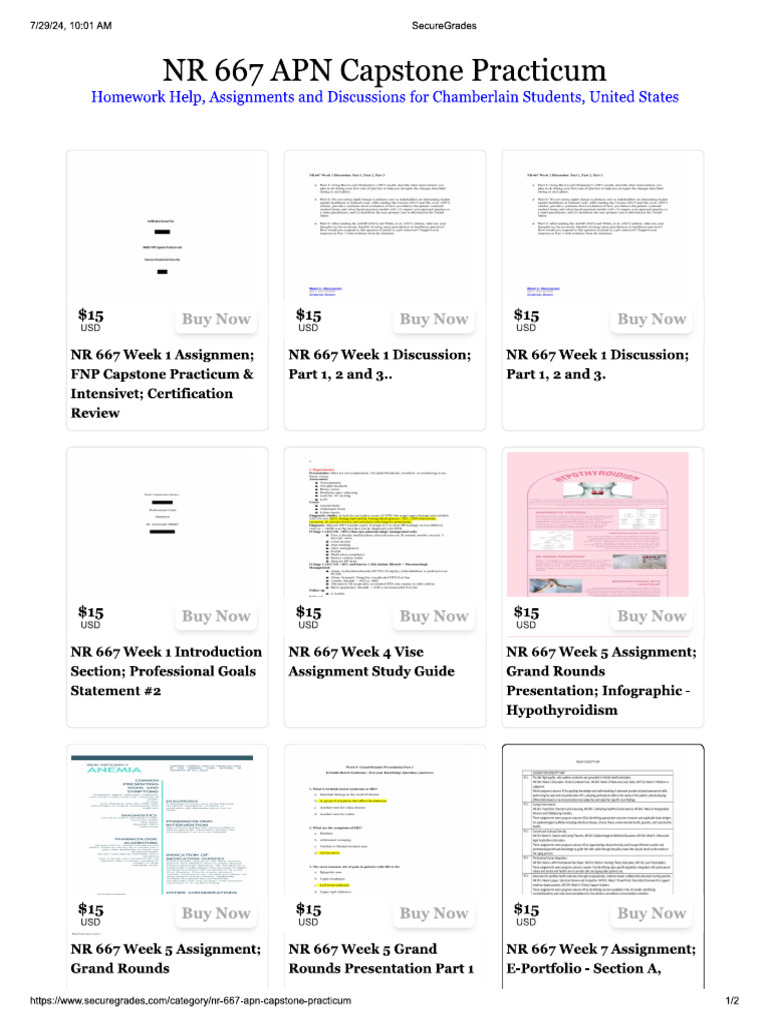 NR 667 APN Capstone Practicum | PDF