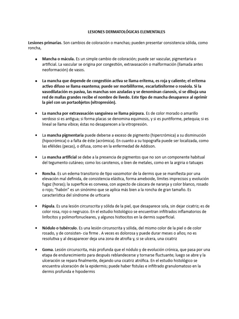 Glosario Derma | PDF | Piel | Epidermis