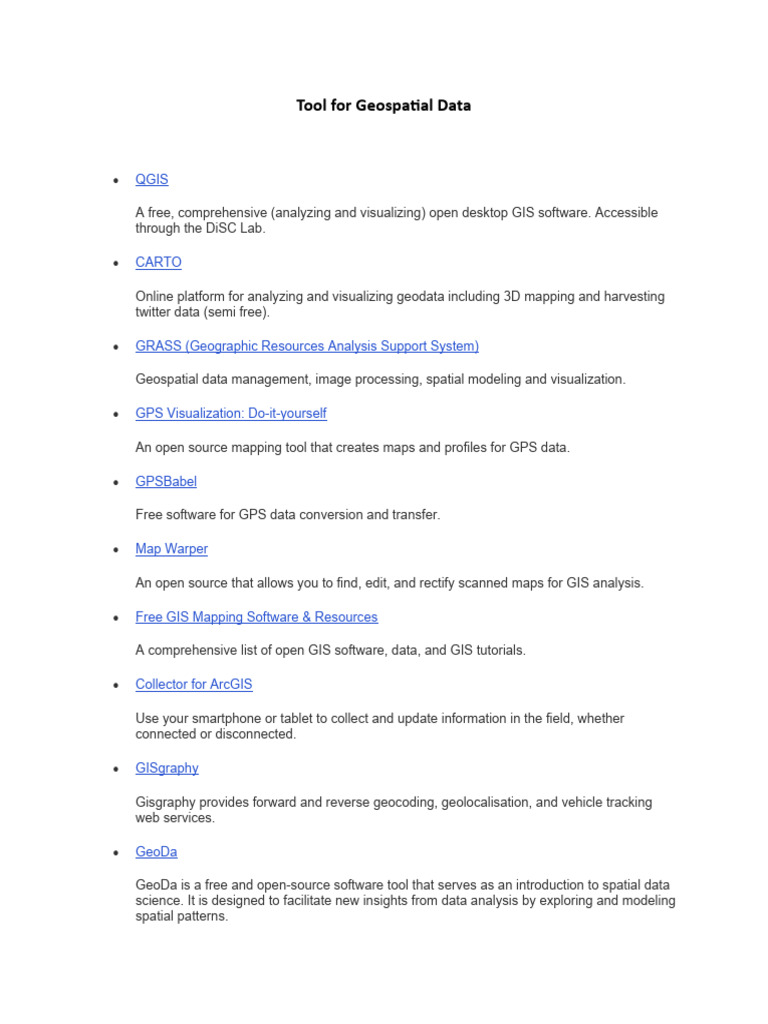 Tool For Geospatial Data Pdf 1296