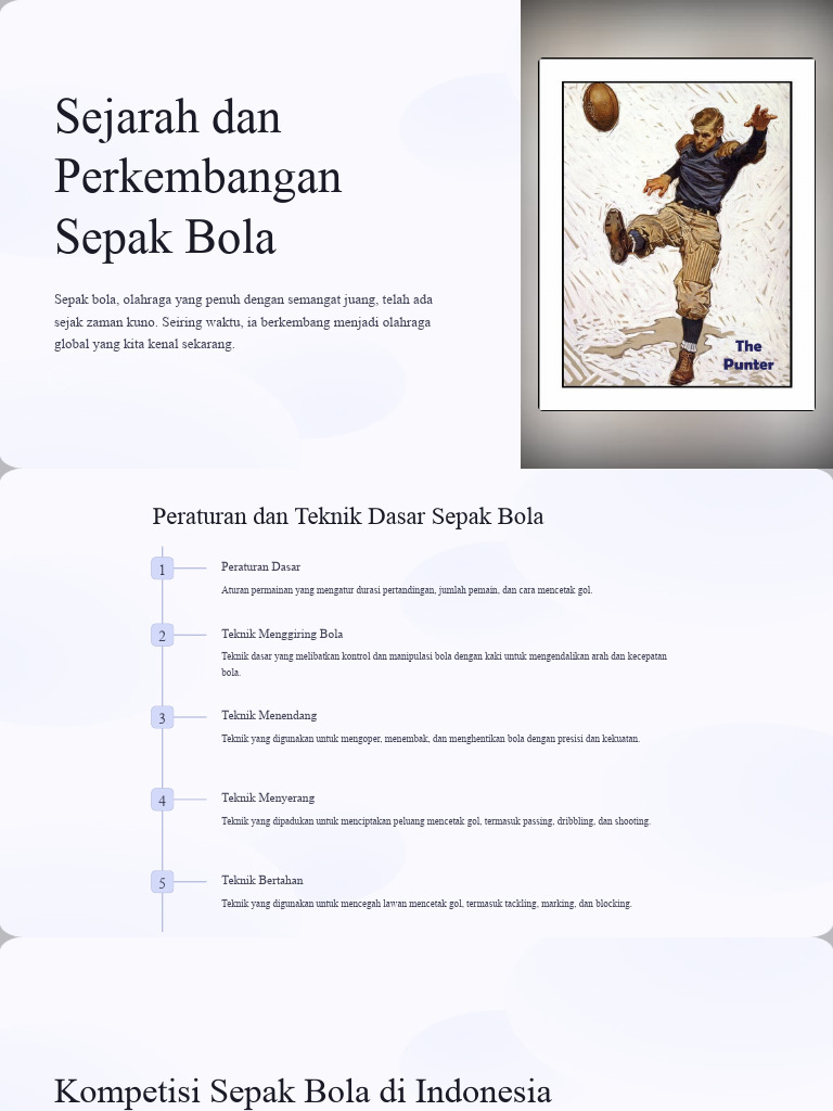 Sejarah Dan Perkembangan Sepak Bola | PDF