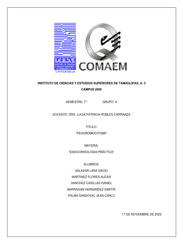 Feocromocitoma | PDF | Cirugía | Enfermedades y trastornos