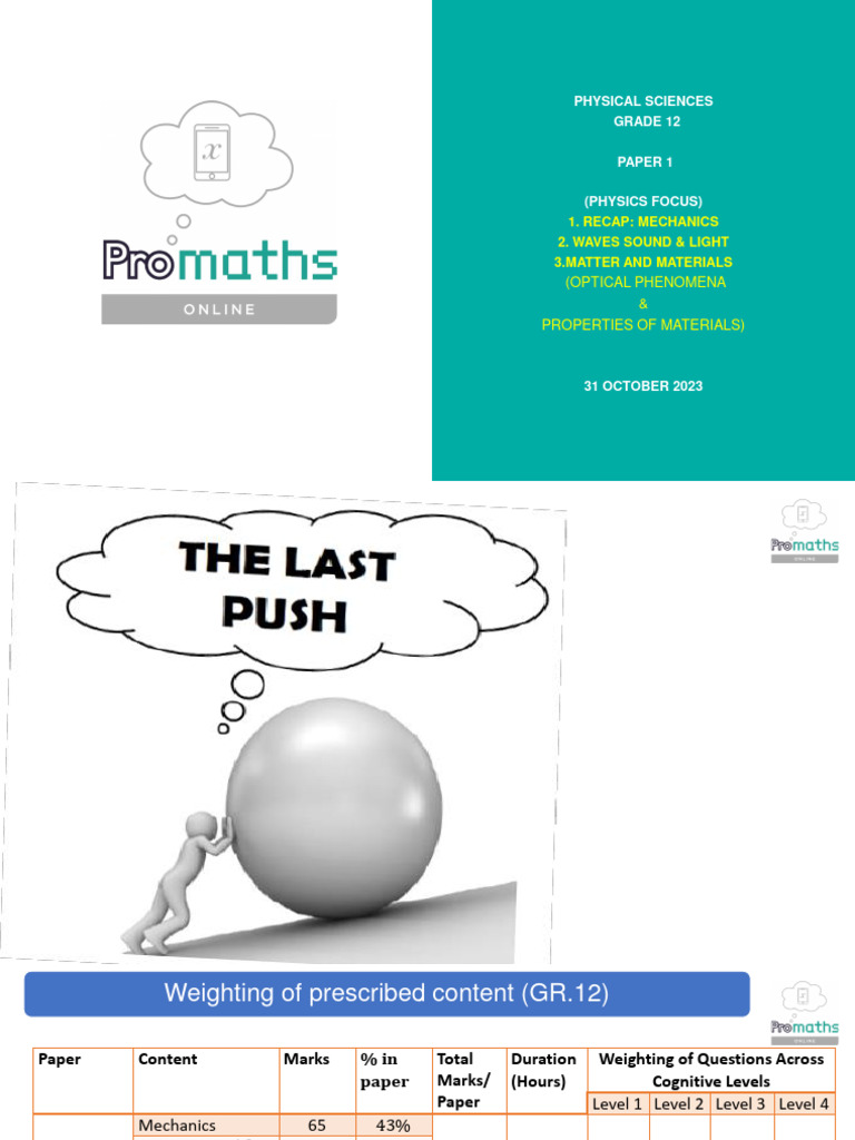 Last Push Effects Show p1 2023 | PDF | Photoelectric Effect | Emission ...