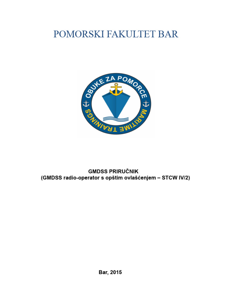 GMDSS Opsti | PDF
