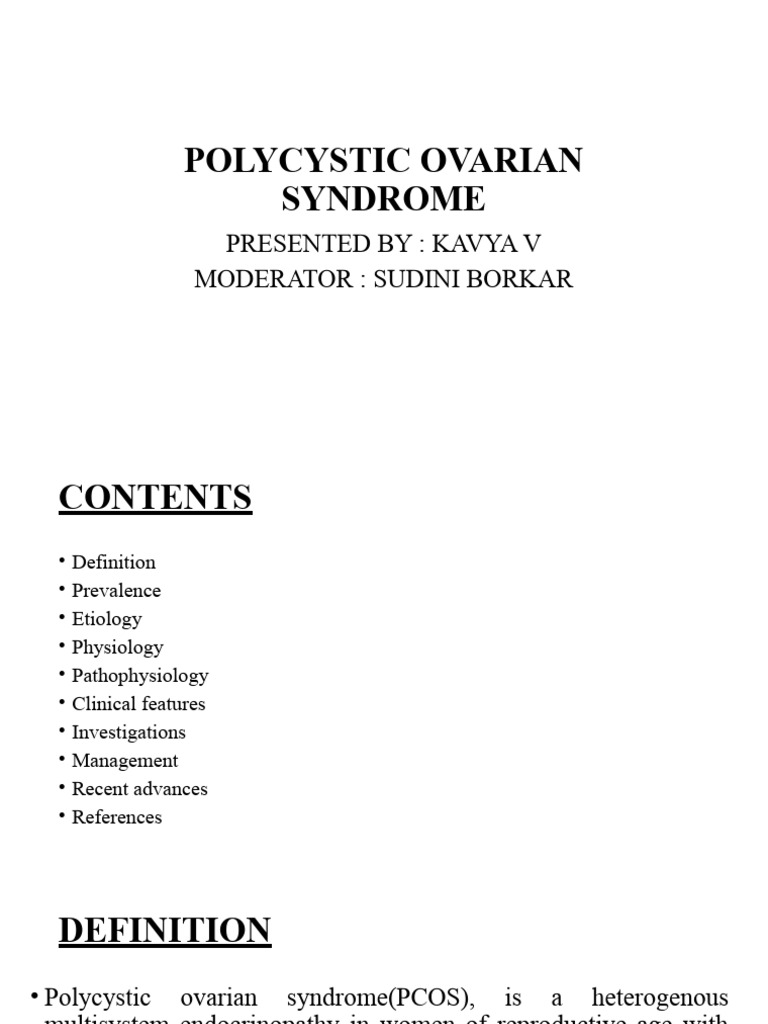 Polycystic Ovarian Syndrome | PDF | Polycystic Ovary Syndrome ...
