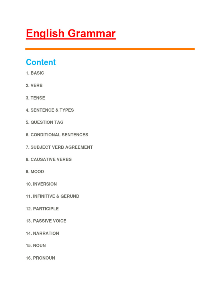 English Grammar | PDF