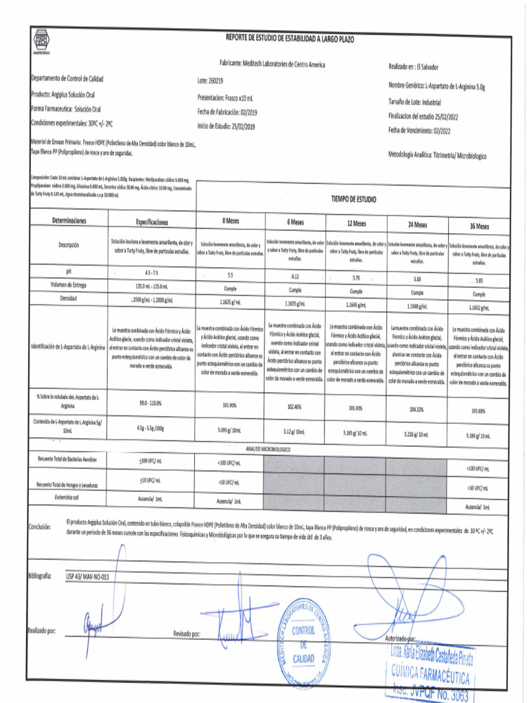 Estudios de Estabilidad | PDF