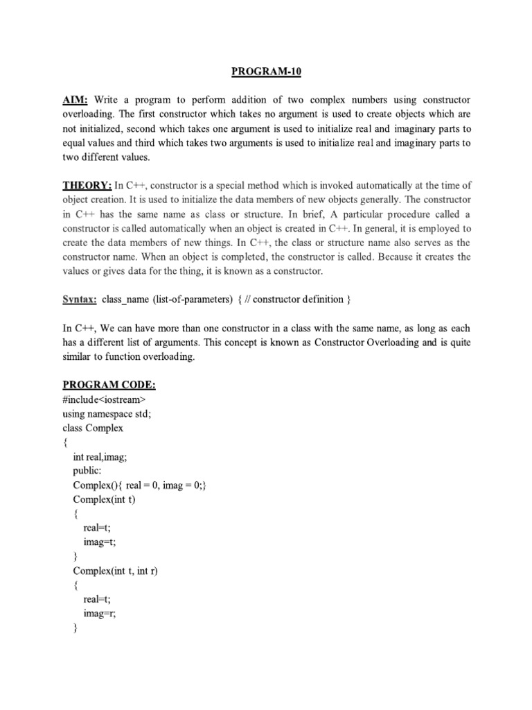 10-16 Experiment Oops | PDF