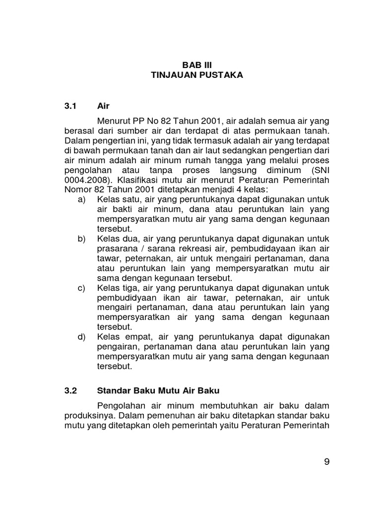 Water Standard WTP | PDF