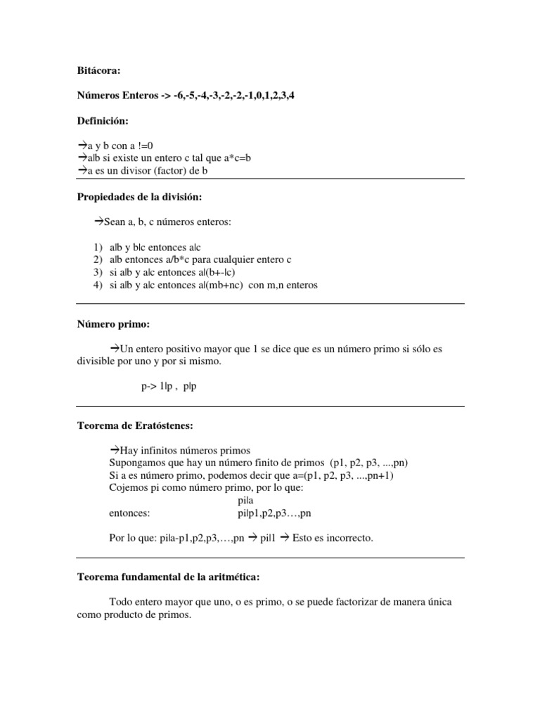 Aritmetica Modular | PDF | Número primo | División (Matemáticas)