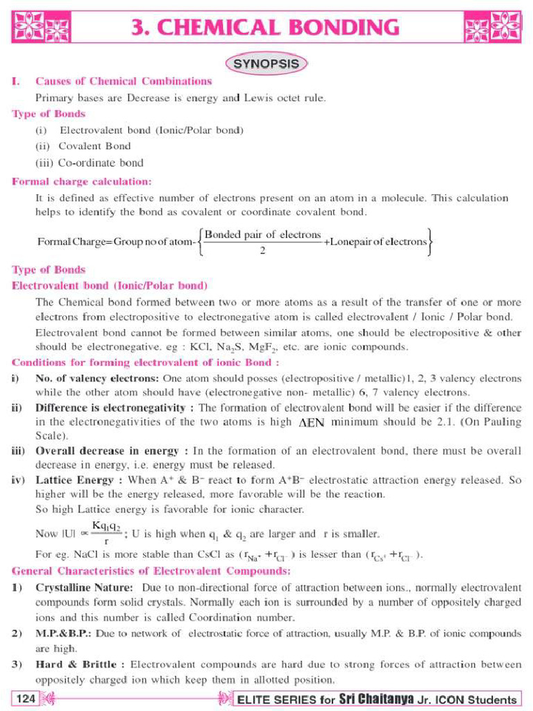 Chemical Bonding | PDF