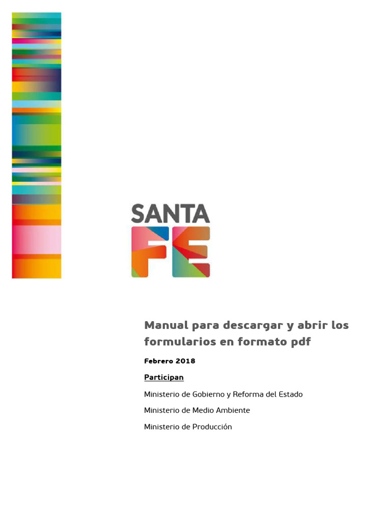 Manual para Descargar y Abrir Los Formularios en Formato PDF | PDF ...