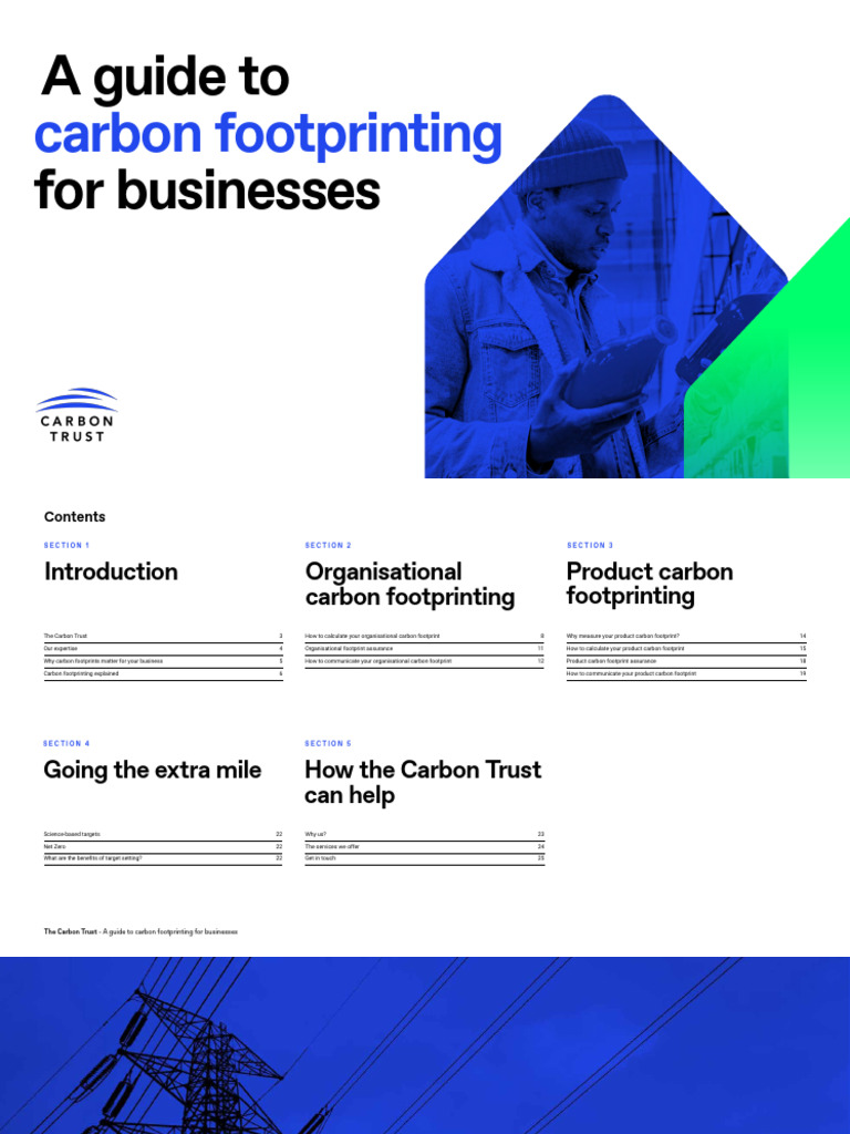 Carbon Footprint Business Guide by Carbon Trust | PDF | Carbon ...