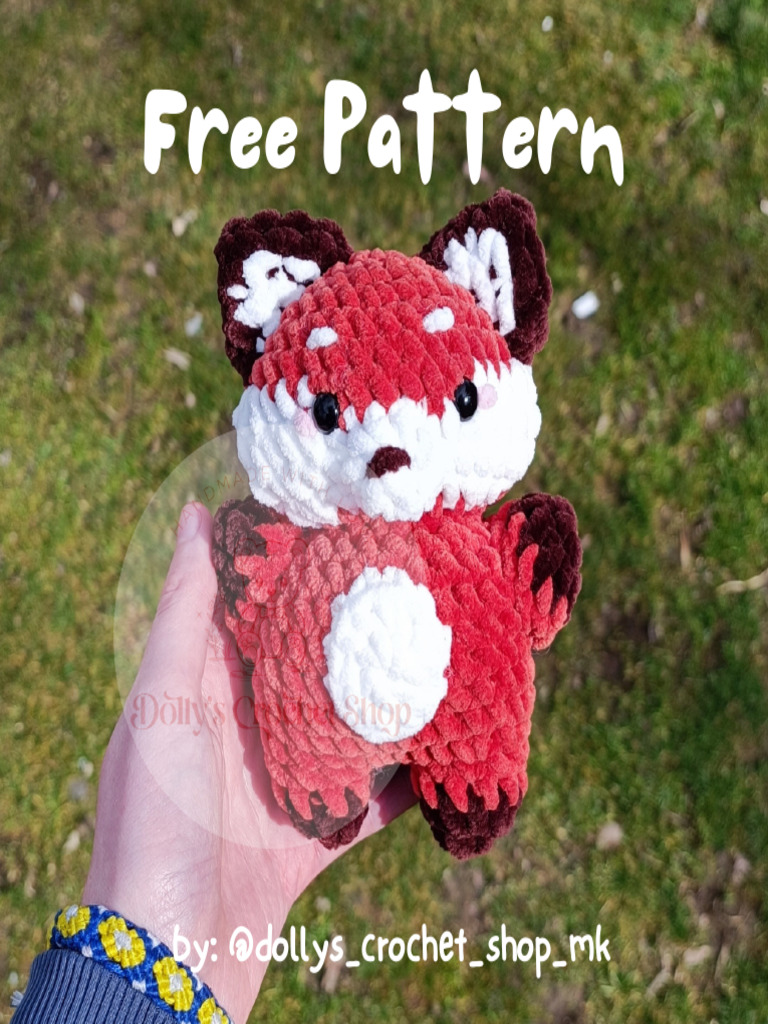 Dollys Fox Pattern 2 | PDF | Crochet | Figured Fabrics