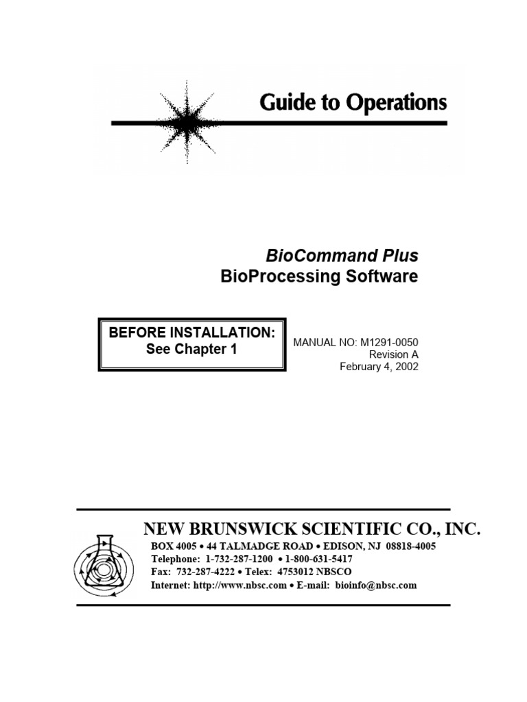 Bioprocessing Software: Biocommand Plus | PDF | Window (Computing) | Computer Science