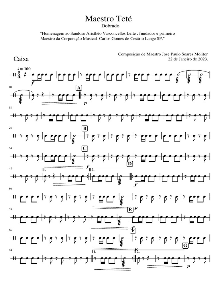 Maestro - Teté-Caixa - Clara 5 | PDF | Brazil