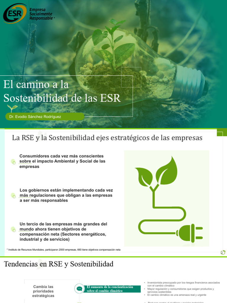El Camino A La Sostenibilidad de Las ESR V2 | PDF | Responsabilidad ...