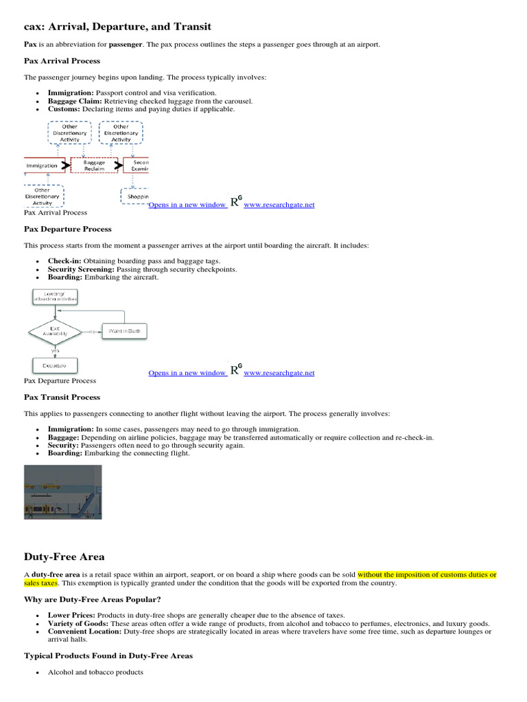Dax Process | PDF | Baggage | Airport