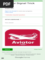 Aviator Predictor | PDF | Prediction | Risk