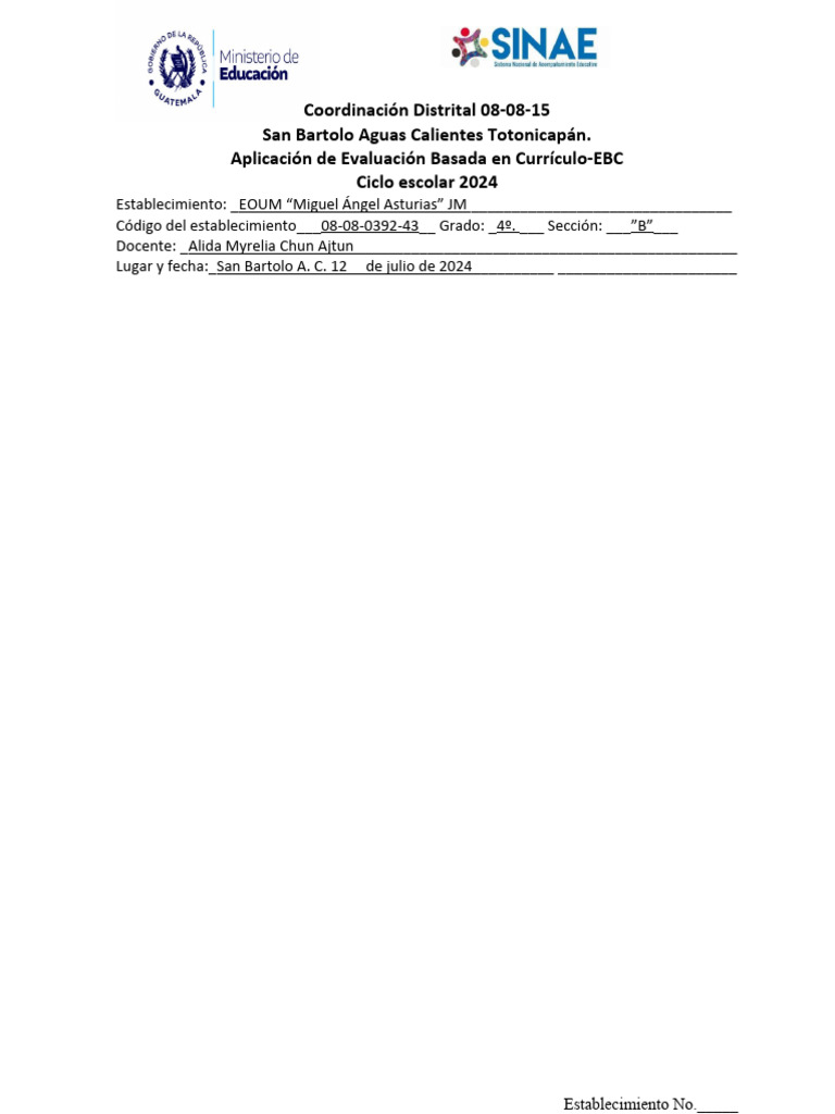 Fluidez Lectora 2024 Alida | PDF