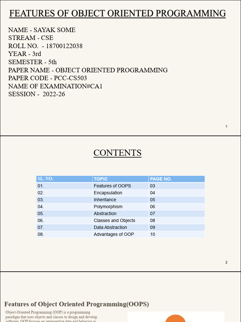 Sayaksome 18700122038 | PDF | Object Oriented Programming | Inheritance ...