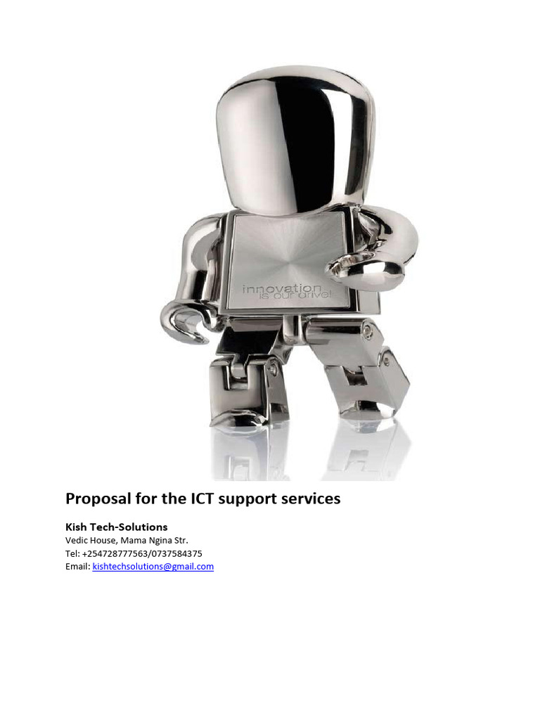 Proposal For The Ict Support Services Sollatek | PDF | Computer Network ...