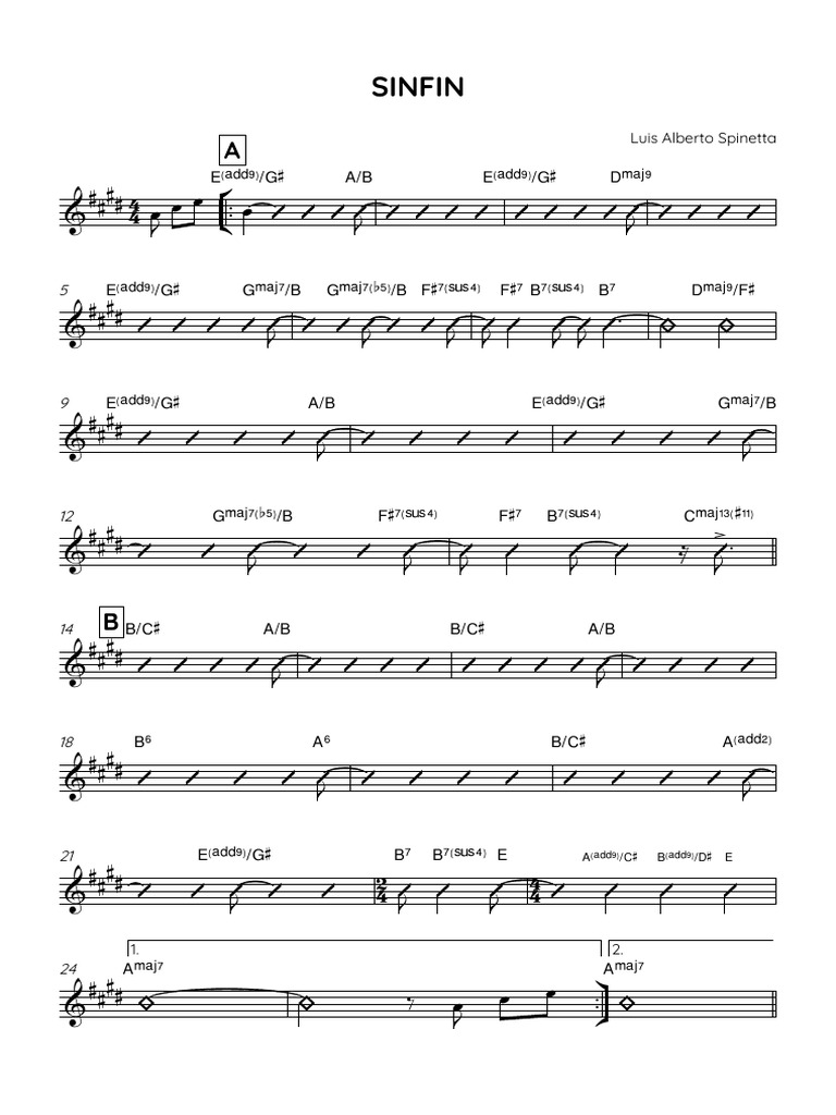 Spinetta - Sinfin | PDF