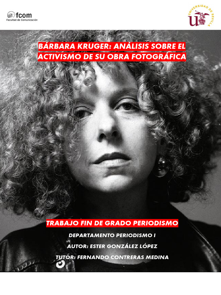 Tesis Barbara Kruger Por Ester Gonzalez Lopez | PDF | Feminismo ...